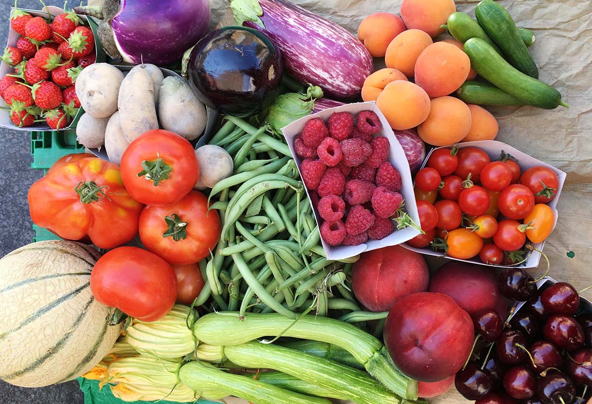 L'achat de fruits et légumes locaux